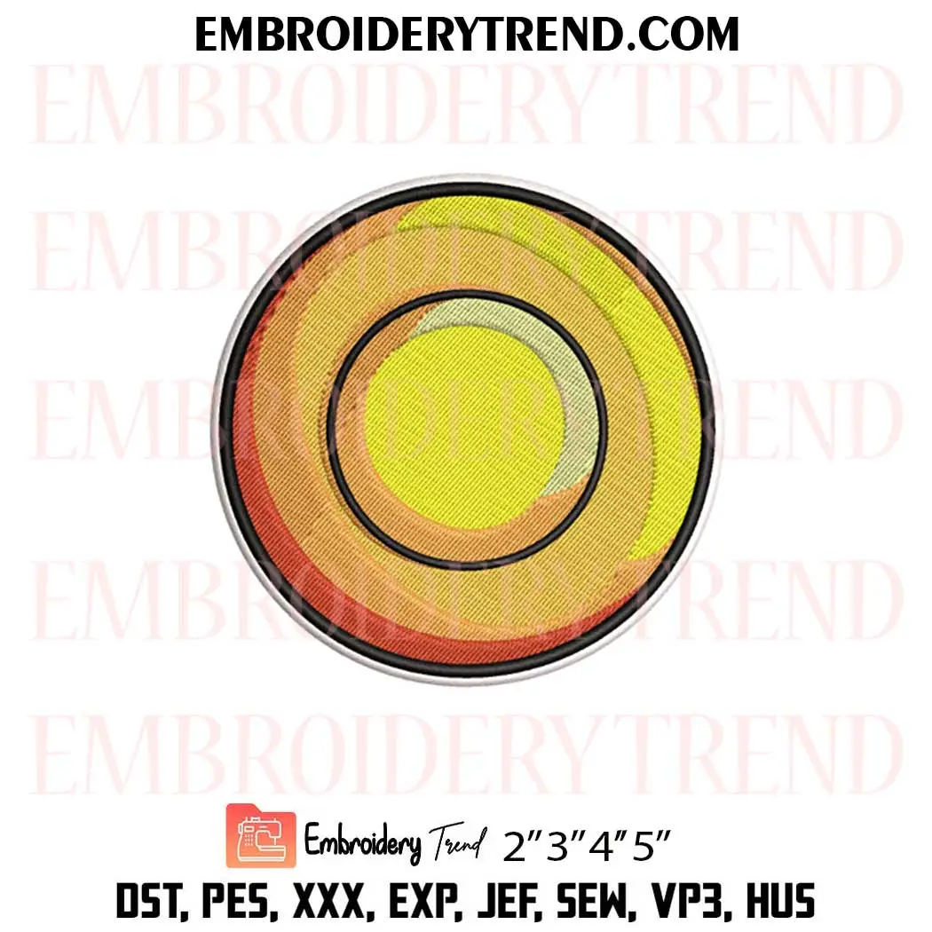 Marsh Badge Embroidery Design, Kanto Gym Pokemon PES Design File